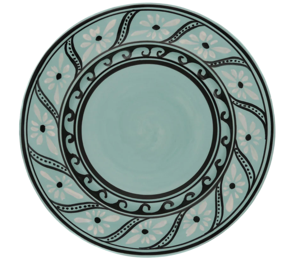 Gigi Aqua Dinner Plate – Well Made Home