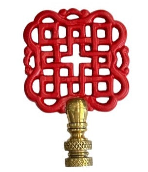 Lamp Finial-Red – Well Made Home